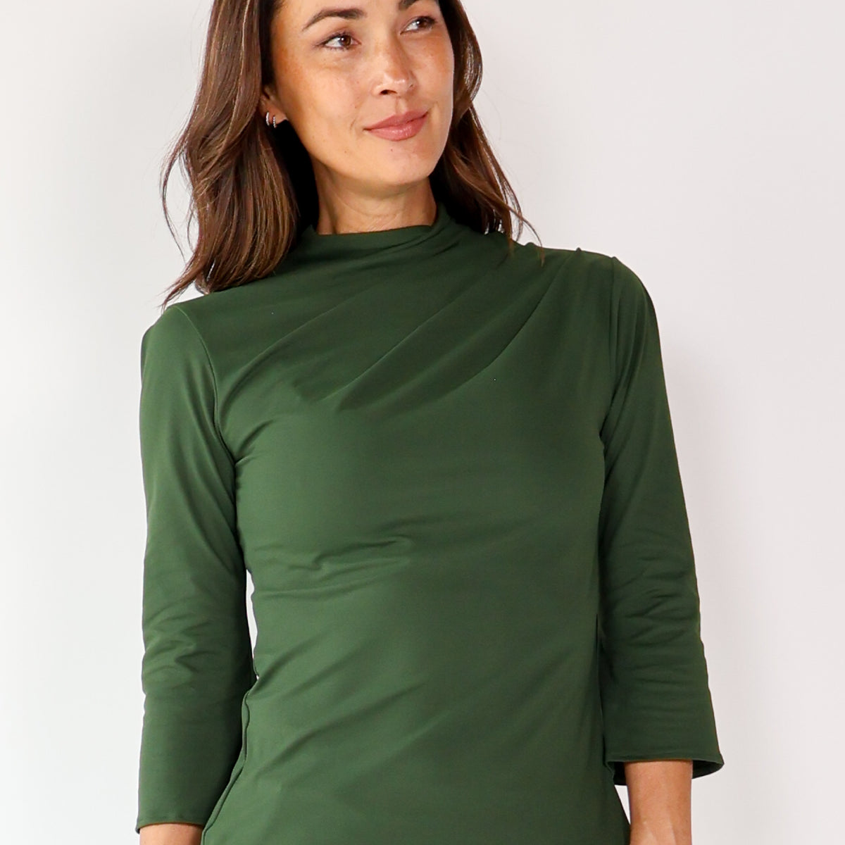 Odyssey Cowl Top in Kyoto Green | Wear & Roam