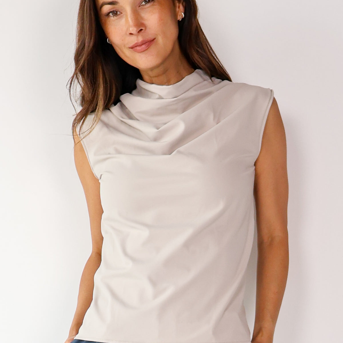 Elevated Cowl Tank in Florida Sand | Wear & Roam
